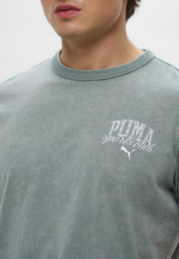 Футболка PUMA PUMA CLASS Washed Tee, цвет: зеленый, RTLAEF323201 ...