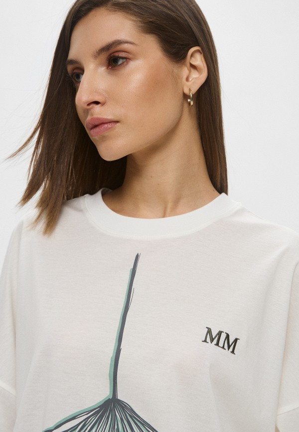 Футболка MM by Max Mara EDITORE, цвет: белый, RTLAEG632401 — купить в ...