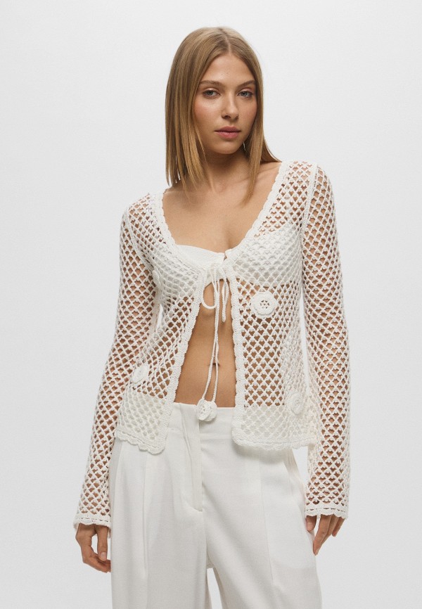 Кардиган Mango DIANA, цвет: белый, RTLAEH738101 — купить в интернет ...