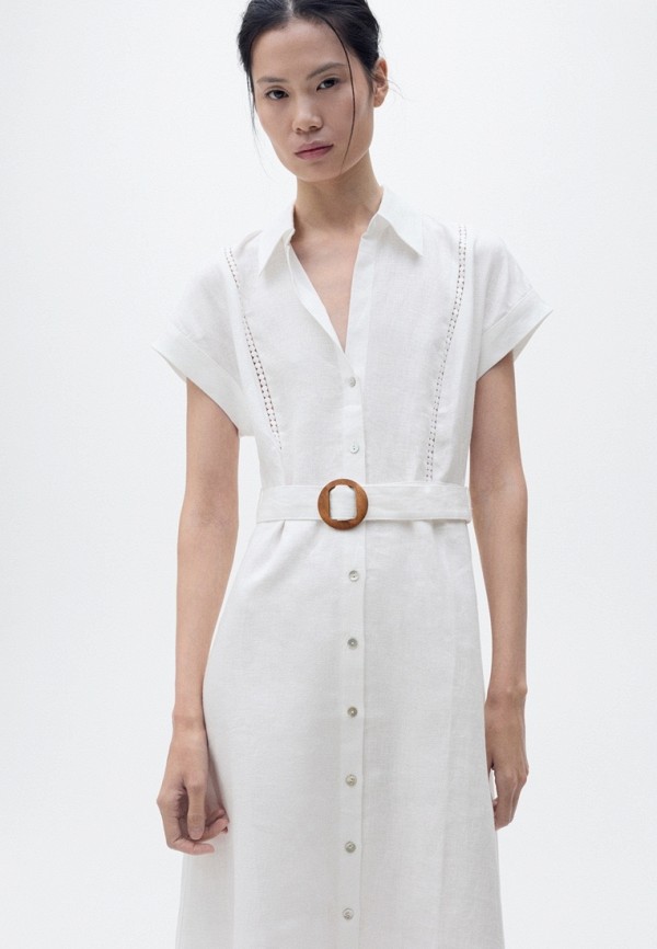 Платье Mango SARA, цвет: белый, RTLAEJ985901 — купить в интернет ...