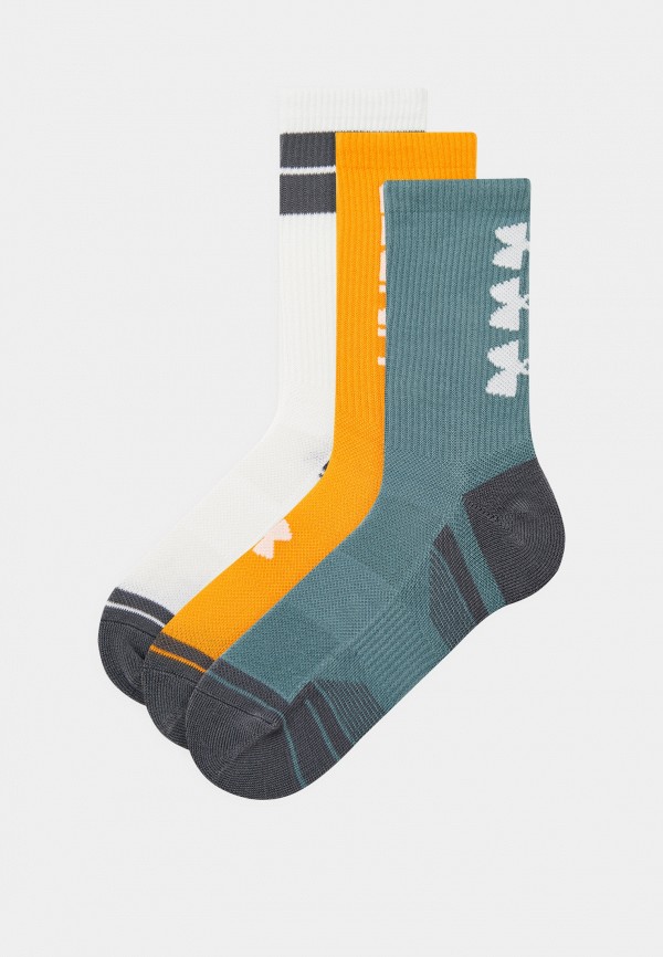 Носки 3 пары Under Armour UA Perf Tech Nov 3pk Crew, цвет: белый ...