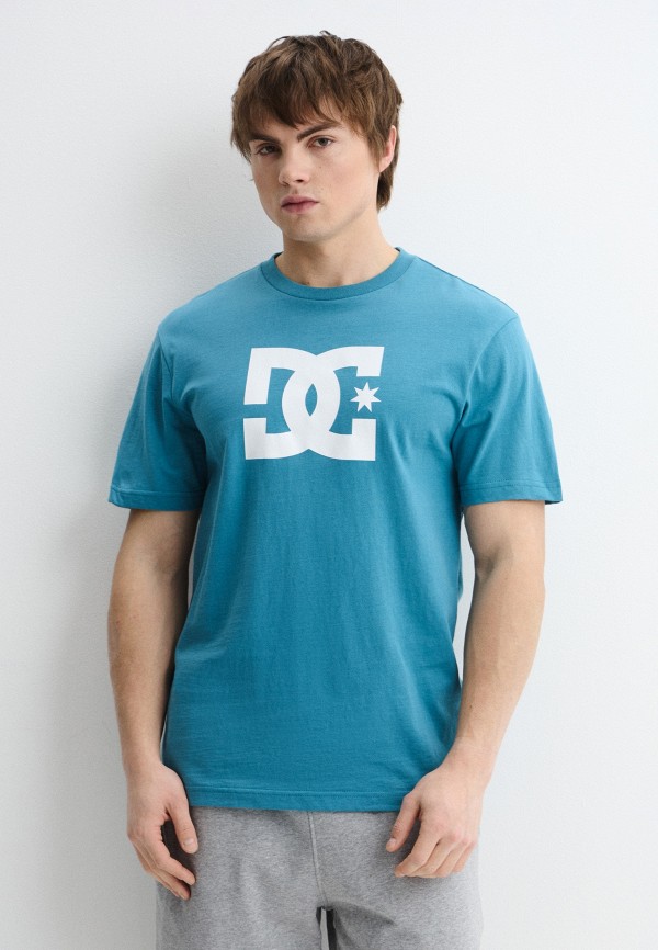 Футболка DC Shoes DC STAR HSS, цвет: голубой, RTLAFC405601 — купить в ...