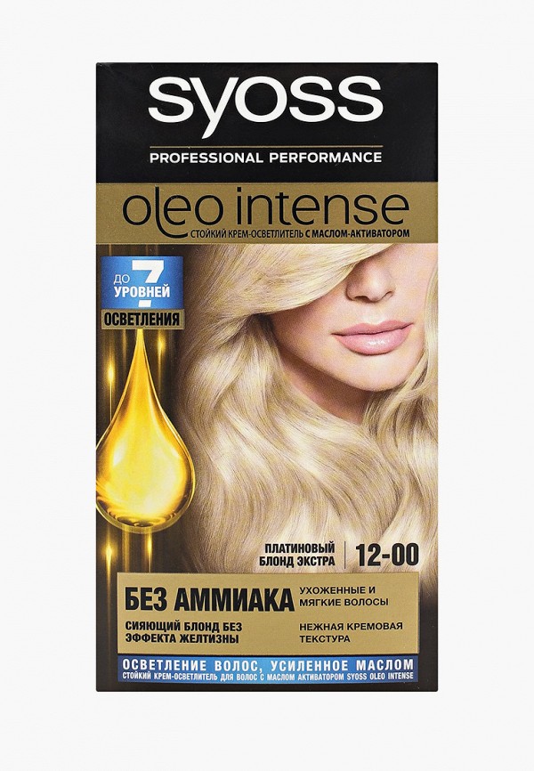 Краска для волос Сьёсс Oleo Intense 12-0 Платиновый блонд экстра 122,5 ...