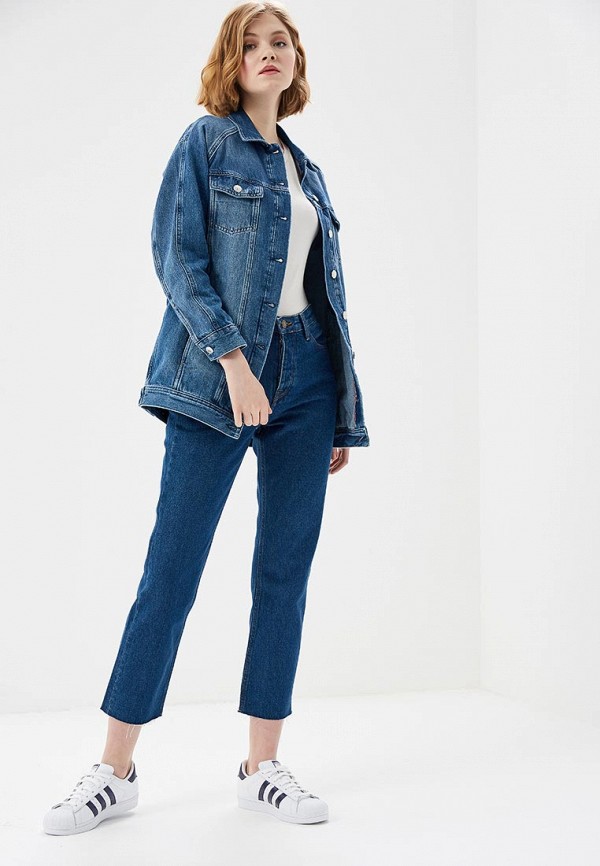 Куртка джинсовая Tommy Jeans, цвет: синий, TO052EWAIIN7 — купить в ...