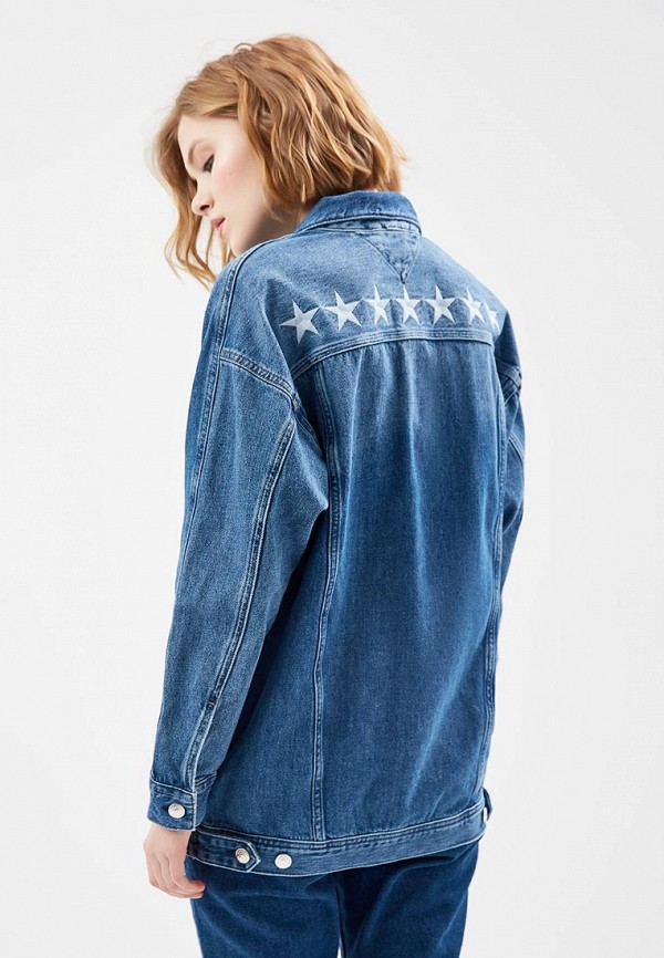Куртка джинсовая Tommy Jeans, цвет: синий, TO052EWAIIN7 — купить в ...