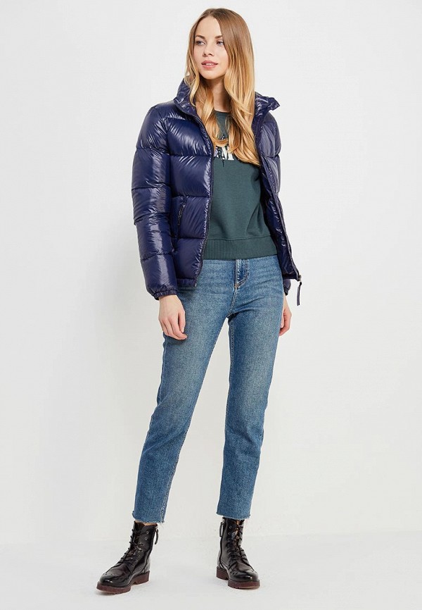 Пуховик Tommy Jeans, цвет: синий, TO052EWZFW41 — купить в интернет ...
