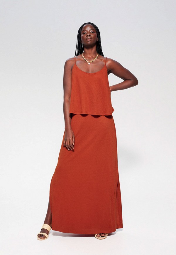 Сарафан Violeta by Mango - BERTA, цвет: коричневый, VI005EWJGXT8 ...