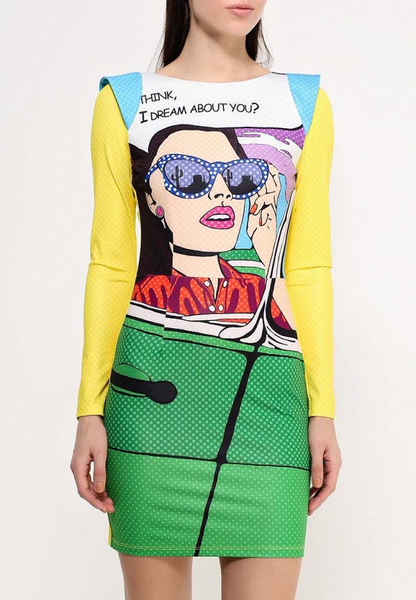 Платье Vika Smolyanitskaya, цвет: мультиколор, VI043EWHZZ98 — купить в ...