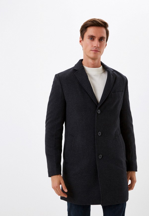 Купить Пальто Al Franco цвет серый за 9690р. с доставкой