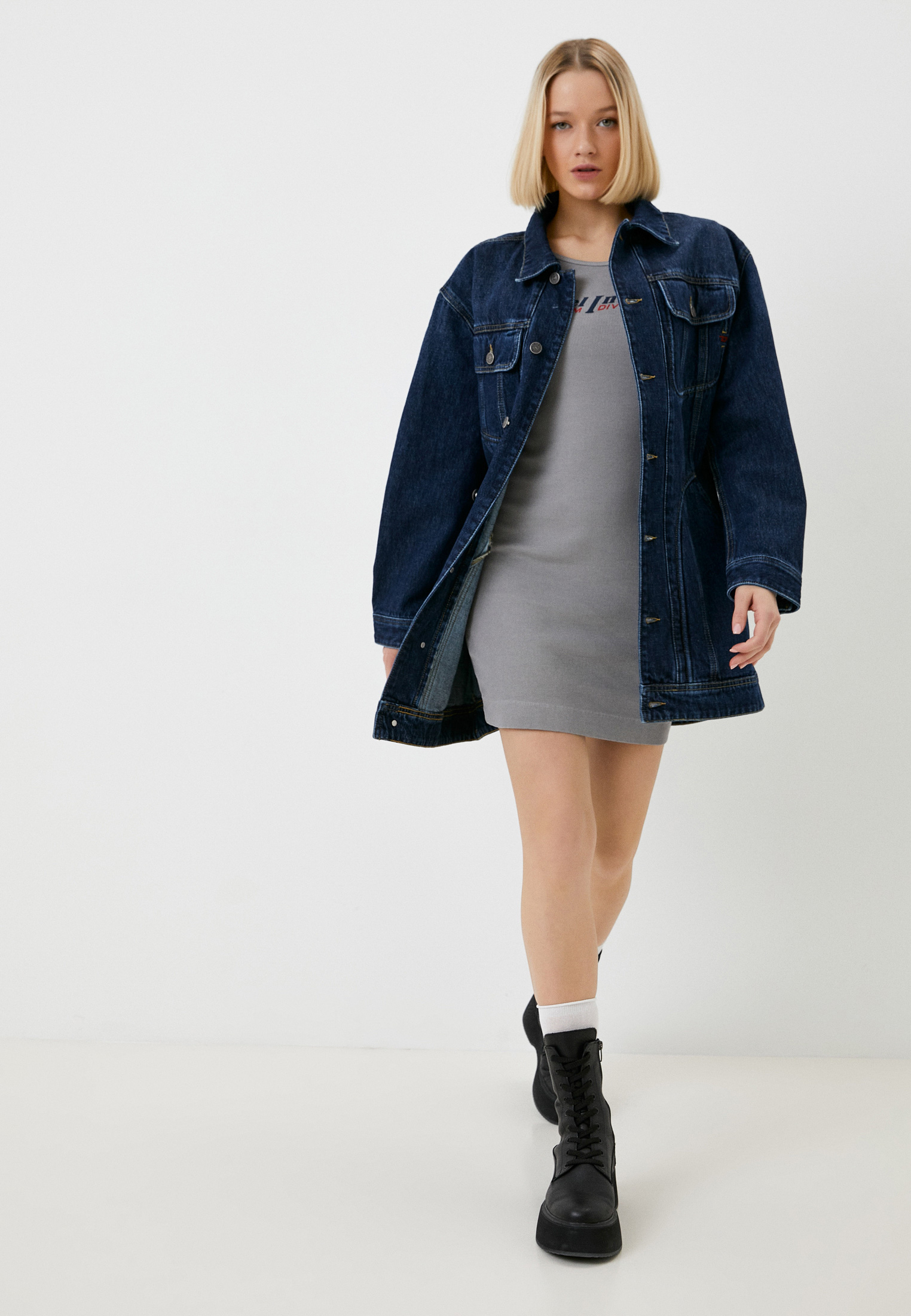 Джинсовая куртка женская Diesel (Дизель) A0387809C03 купить за 43320 руб.