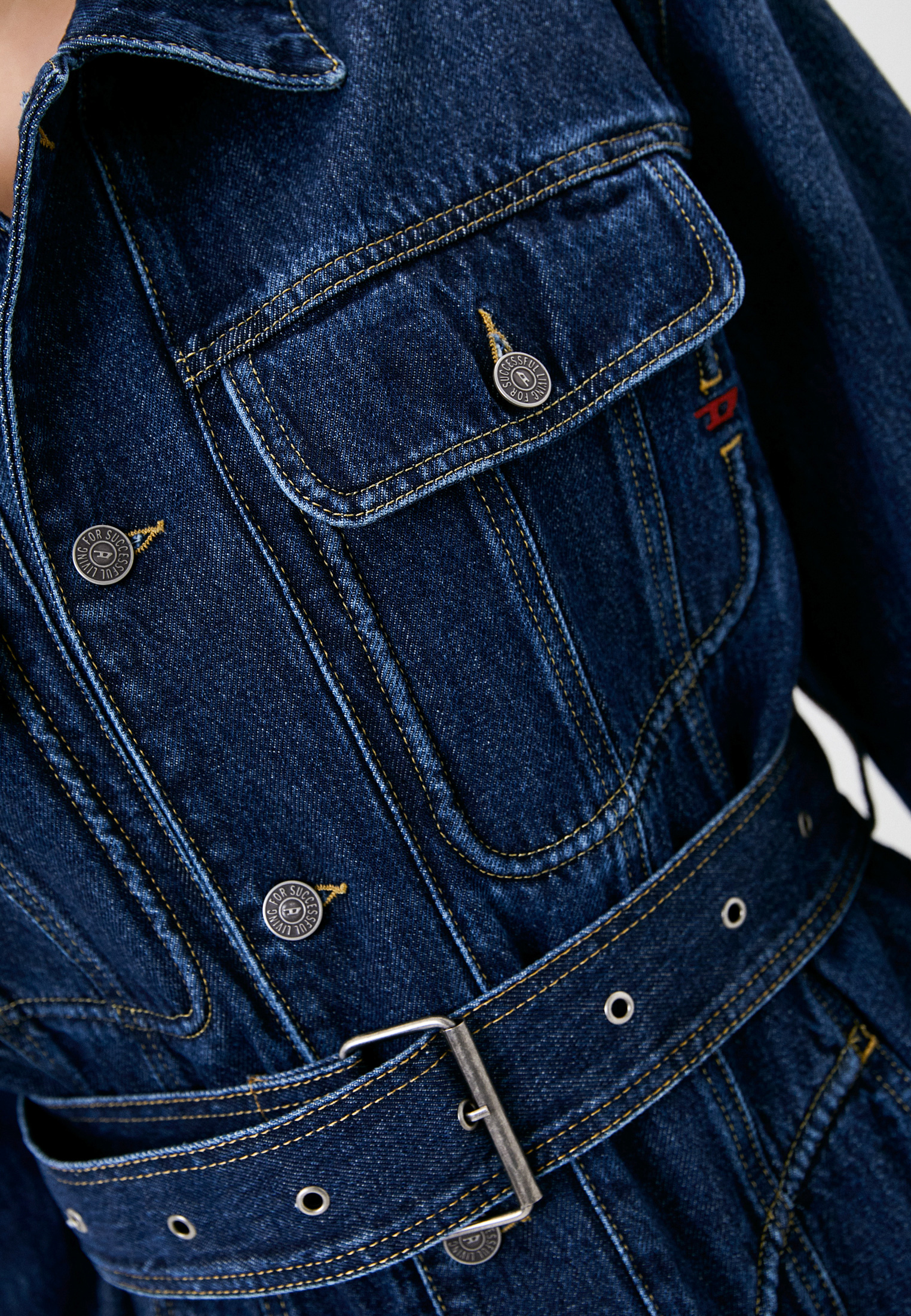 Джинсовая куртка женская Diesel (Дизель) A0387809C03 купить за 43320 руб.