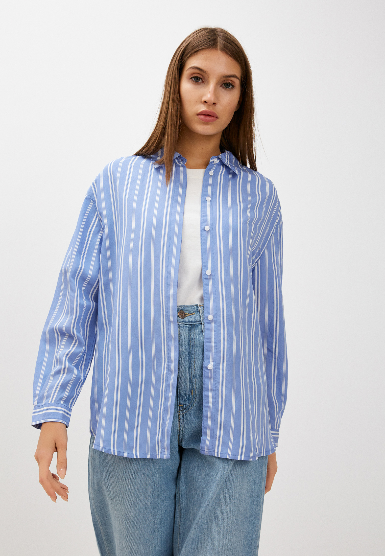 Купить женские рубашки с длинным рукавом в интернет магазине MSK-MODA.RU