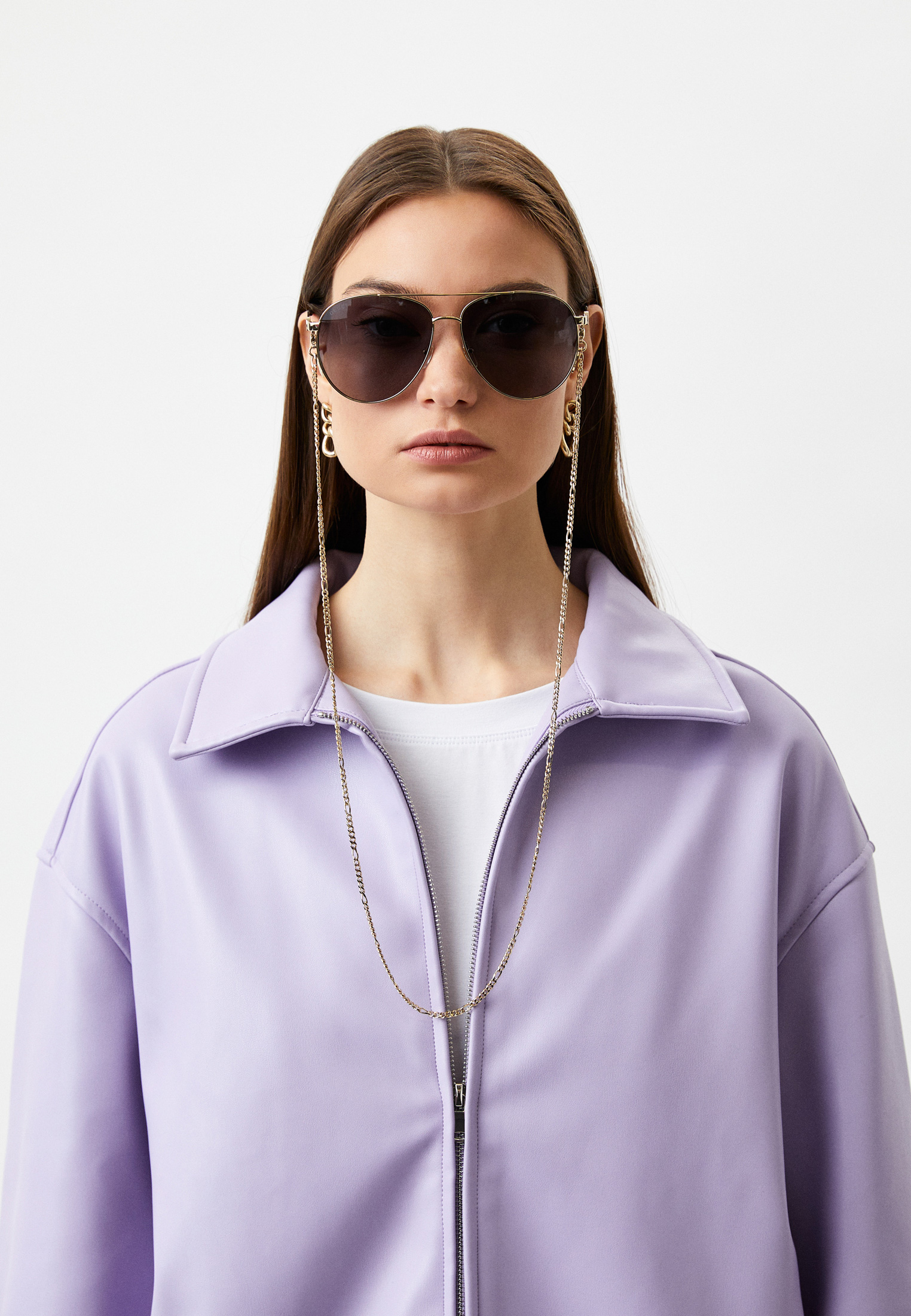Женские солнцезащитные очки Gucci (Гуччи) GG1088S купить за 38900 руб.