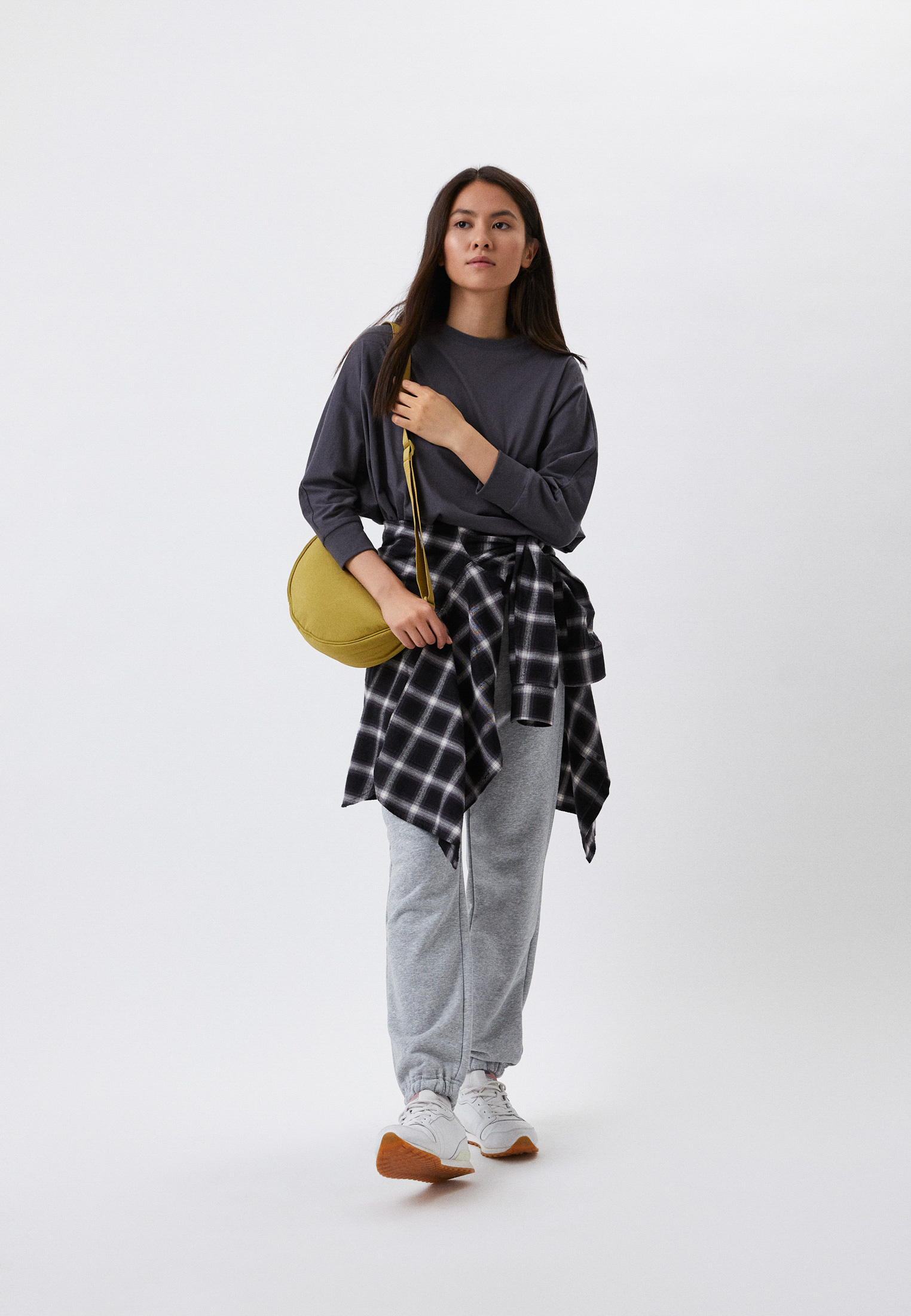 Футболка с длинным рукавом женский UNIQLO 241-449103(21-02) купить за ...
