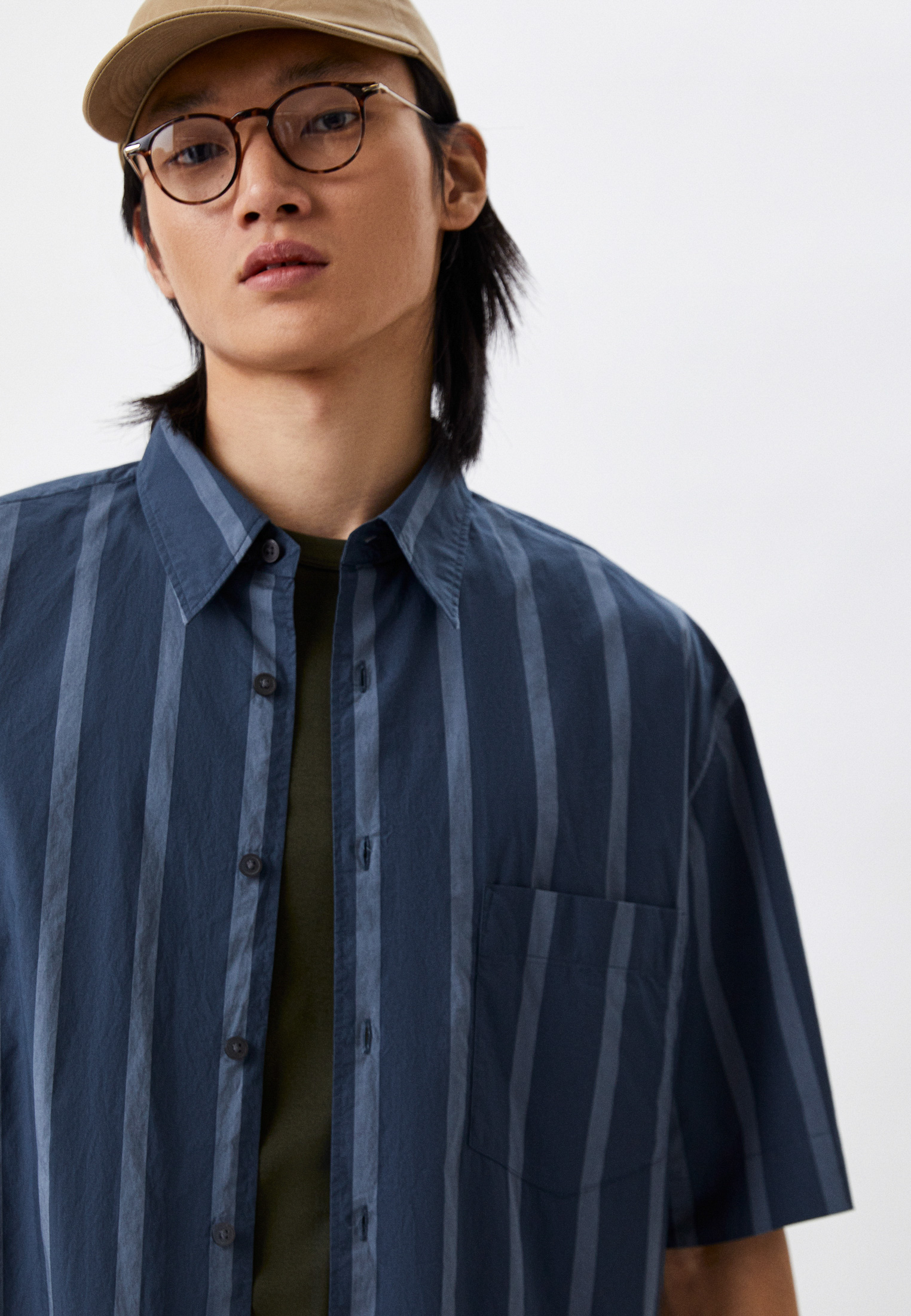 Рубашка с длинным рукавом мужской UNIQLO 331-447766(22-06) купить за ...