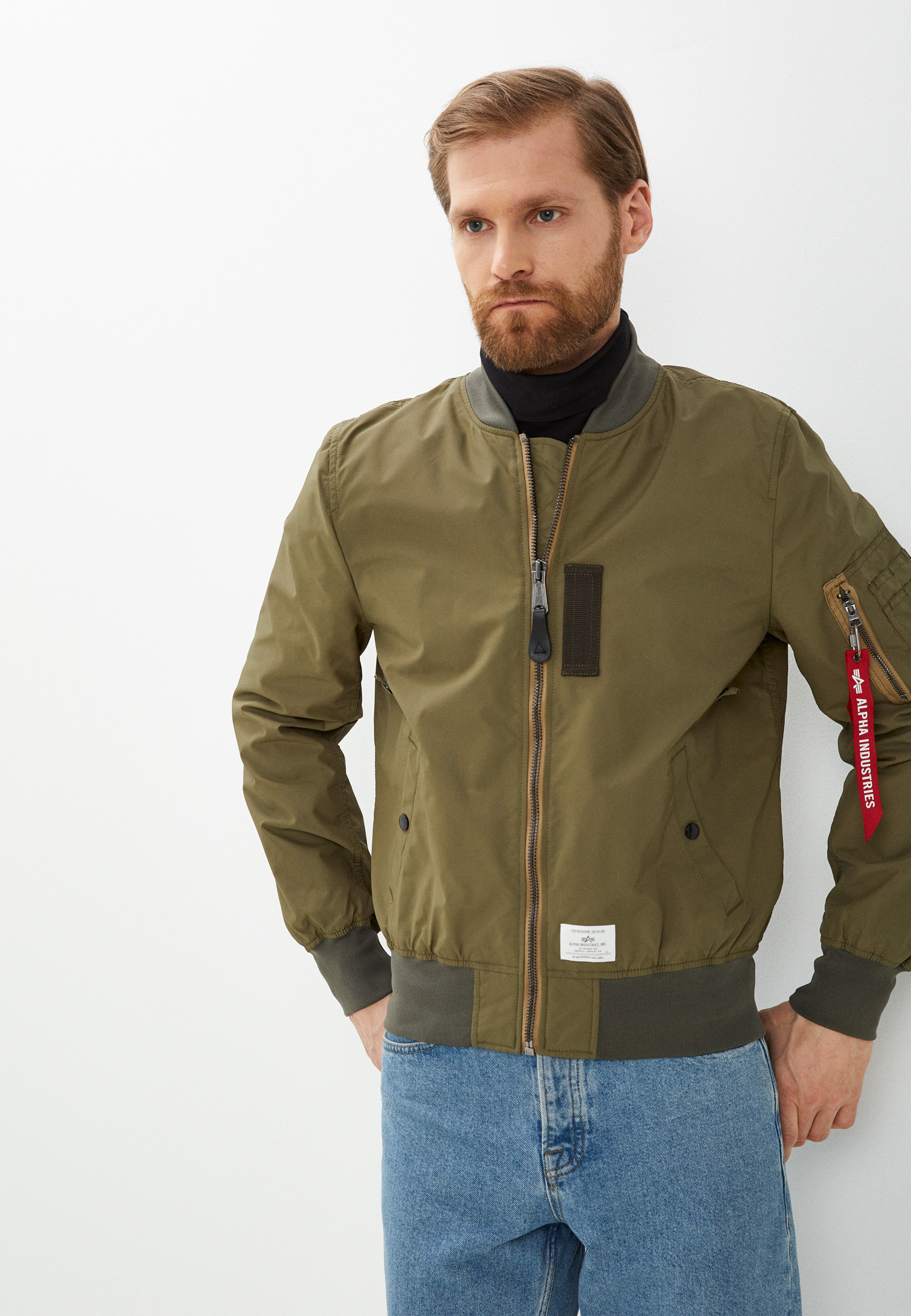 Куртка мужская Alpha Industries (Альфа Индастриз) MJL52000C1 цвет хаки ...