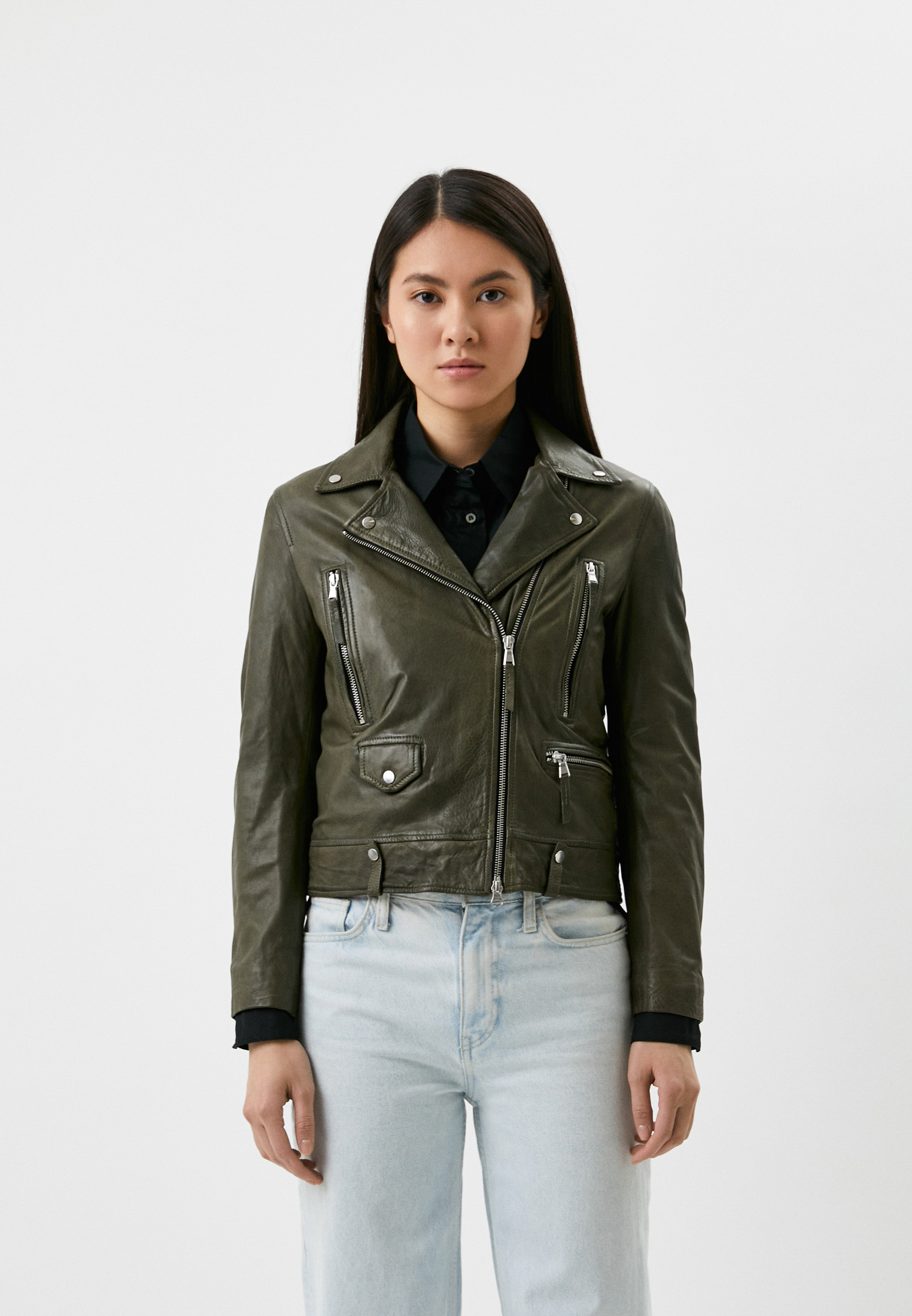 Кожаная куртка женская Blouson amy купить за 45600 руб.