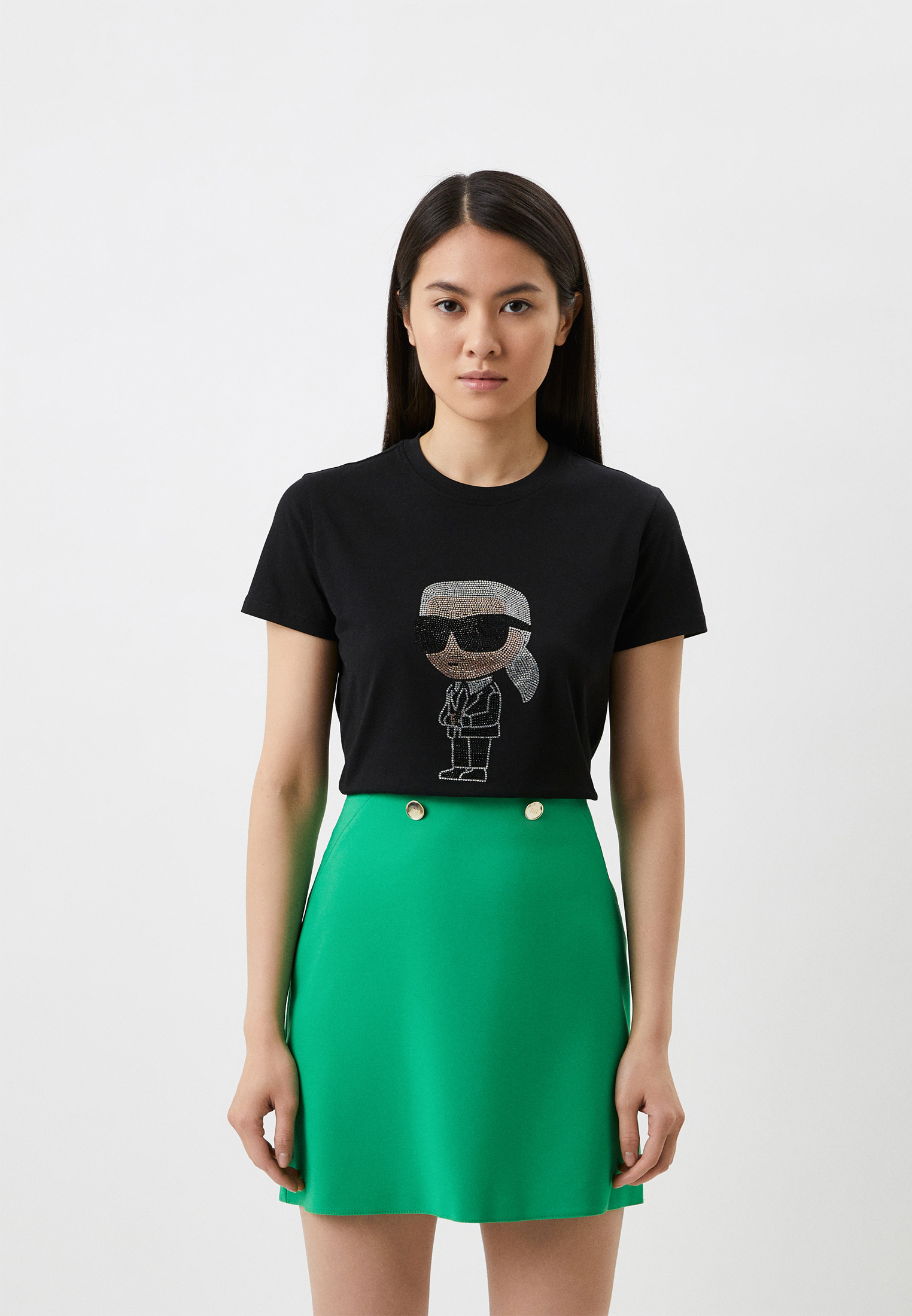 Футболка с коротким рукавом женский Karl Lagerfeld 230W1770 купить за ...