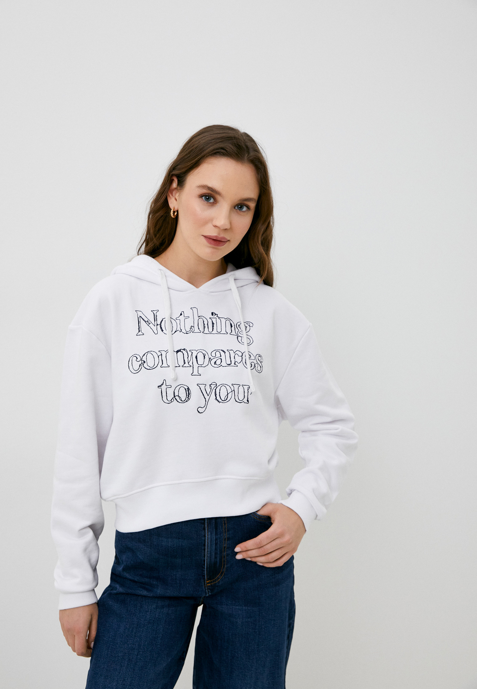 Белая женская худи - женские белые худи на молнии в msk-moda
