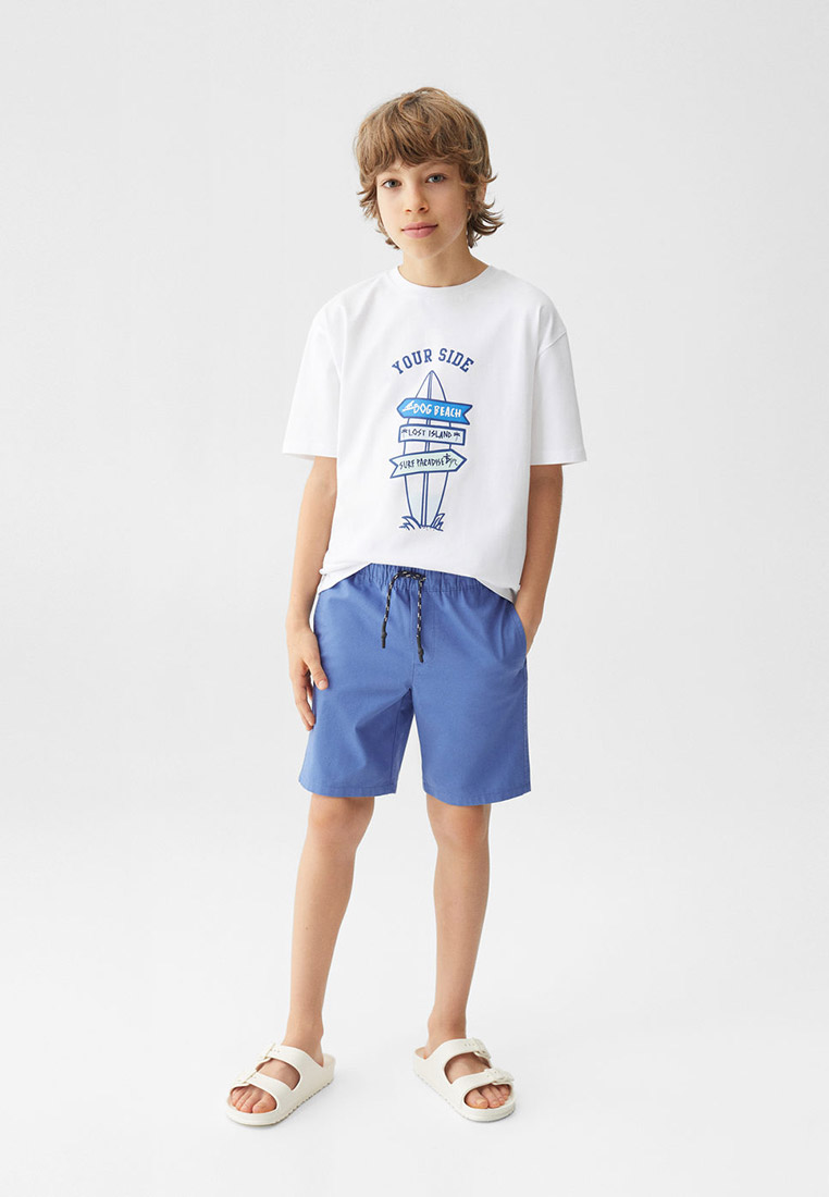 Шорты для мальчиков Mango Kids (Манго Кидс) 47067826 купить за 1799 руб.