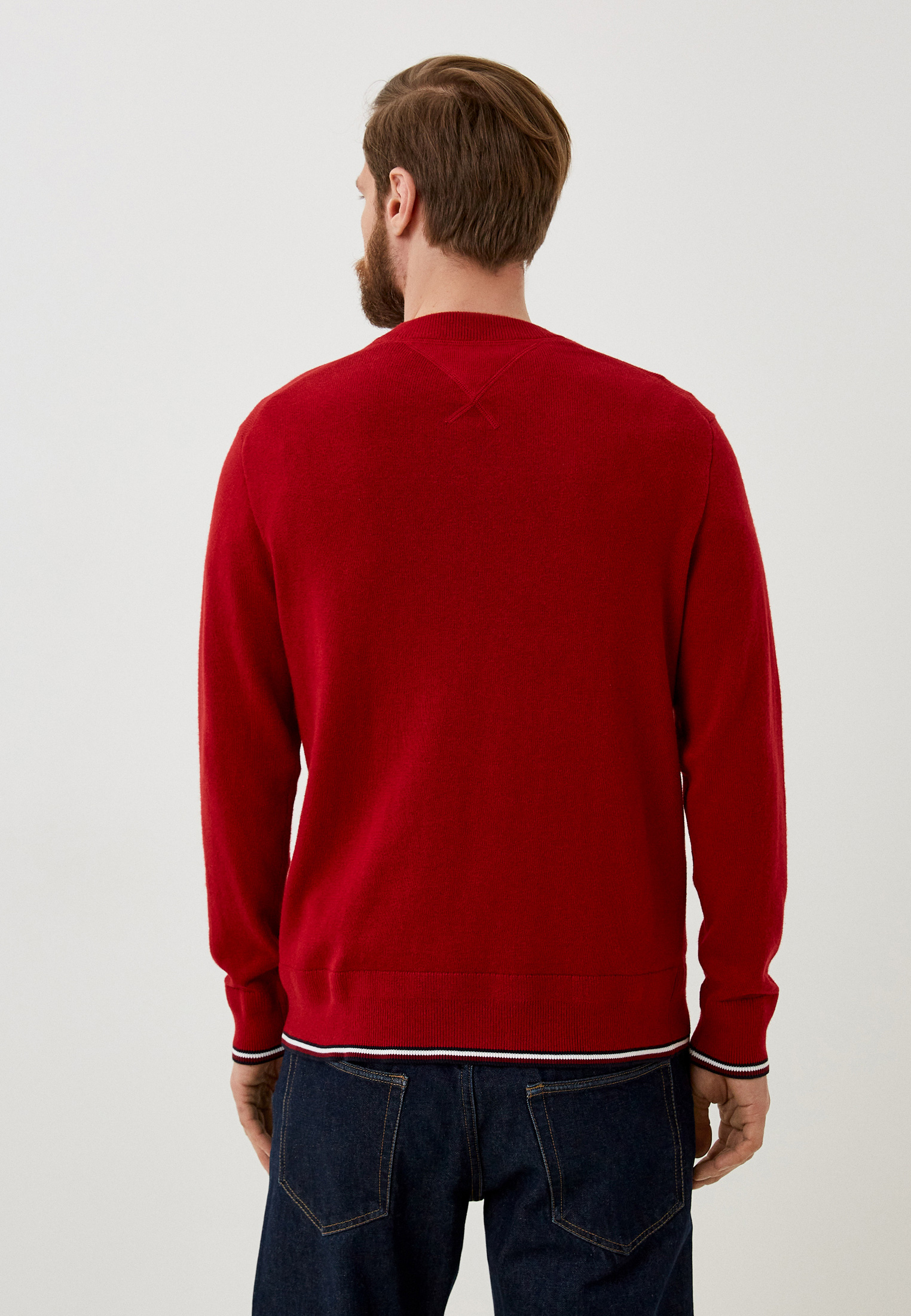 Джемпер мужской Tommy Hilfiger (Томми Хилфигер) MW0MW32037 цвет красный ...