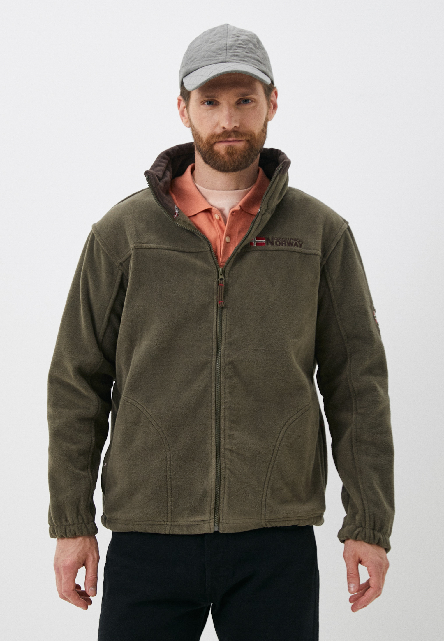 Флисовая толстовка мужская Geographical norway WW2173H/GN купить за ...