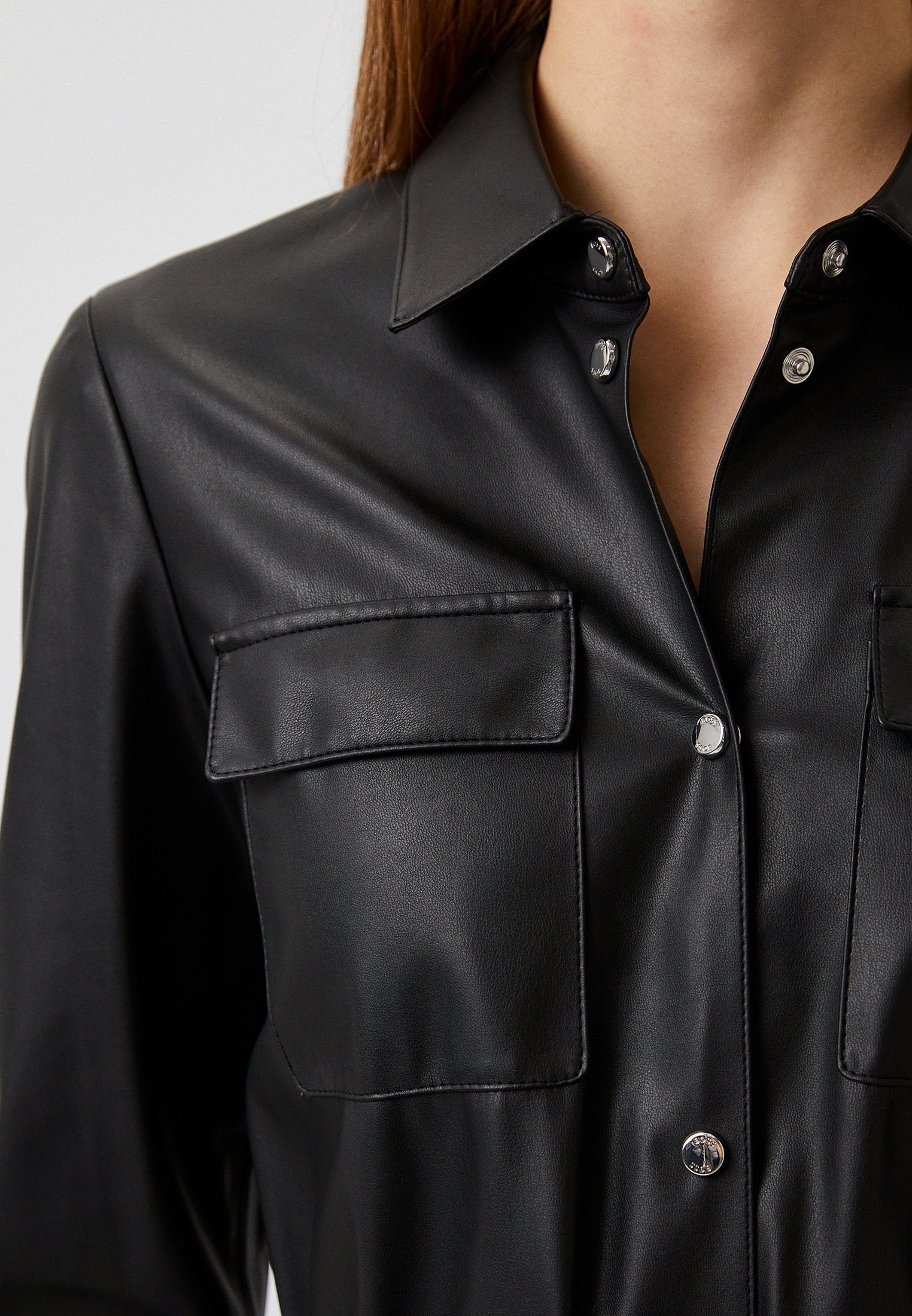 Кожаные платья женские Boss 50500051 купить за 18720 руб.