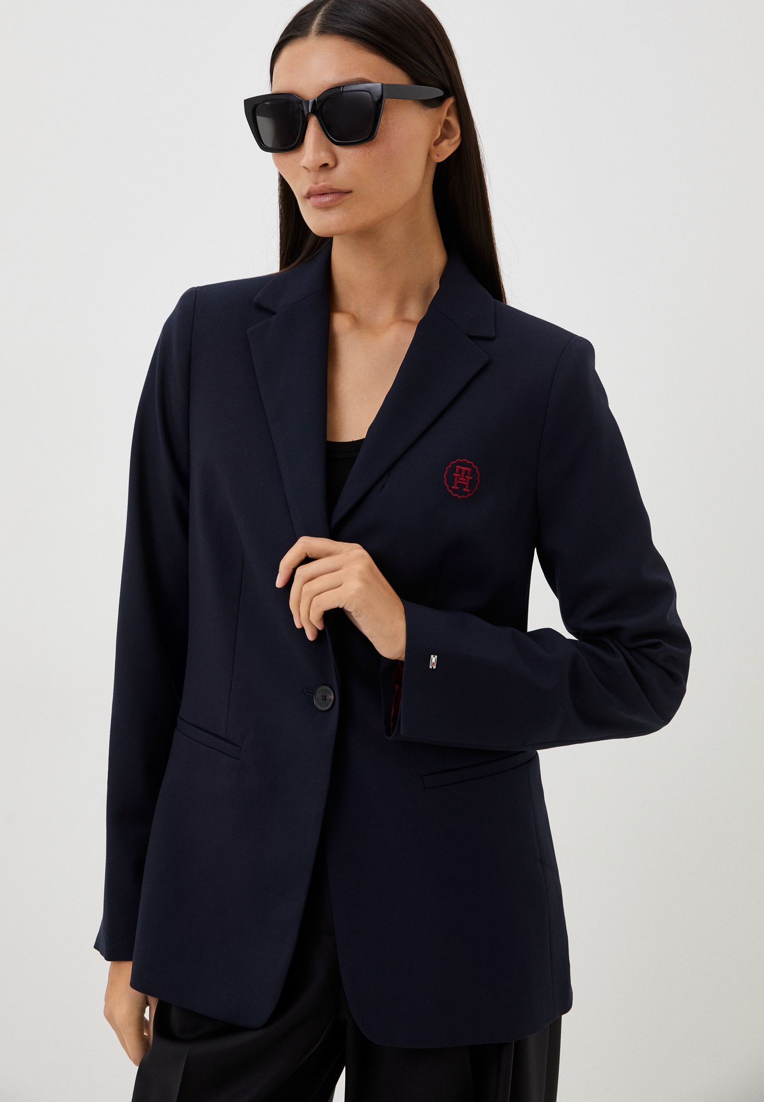 Жакет женский Tommy Hilfiger (Томми Хилфигер) WW0WW39977 цвет синий ...
