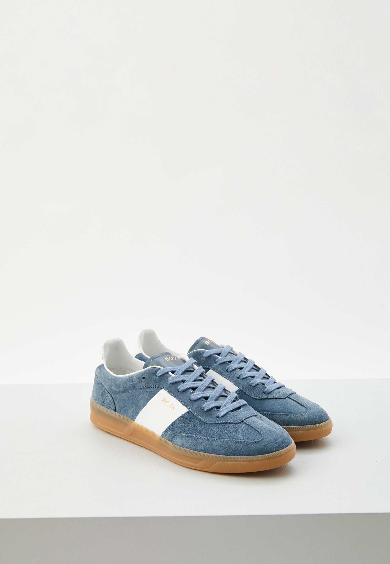 Мужские кеды Boss (Босс) 50512365 (Цвет: Синий Внешний материал ...