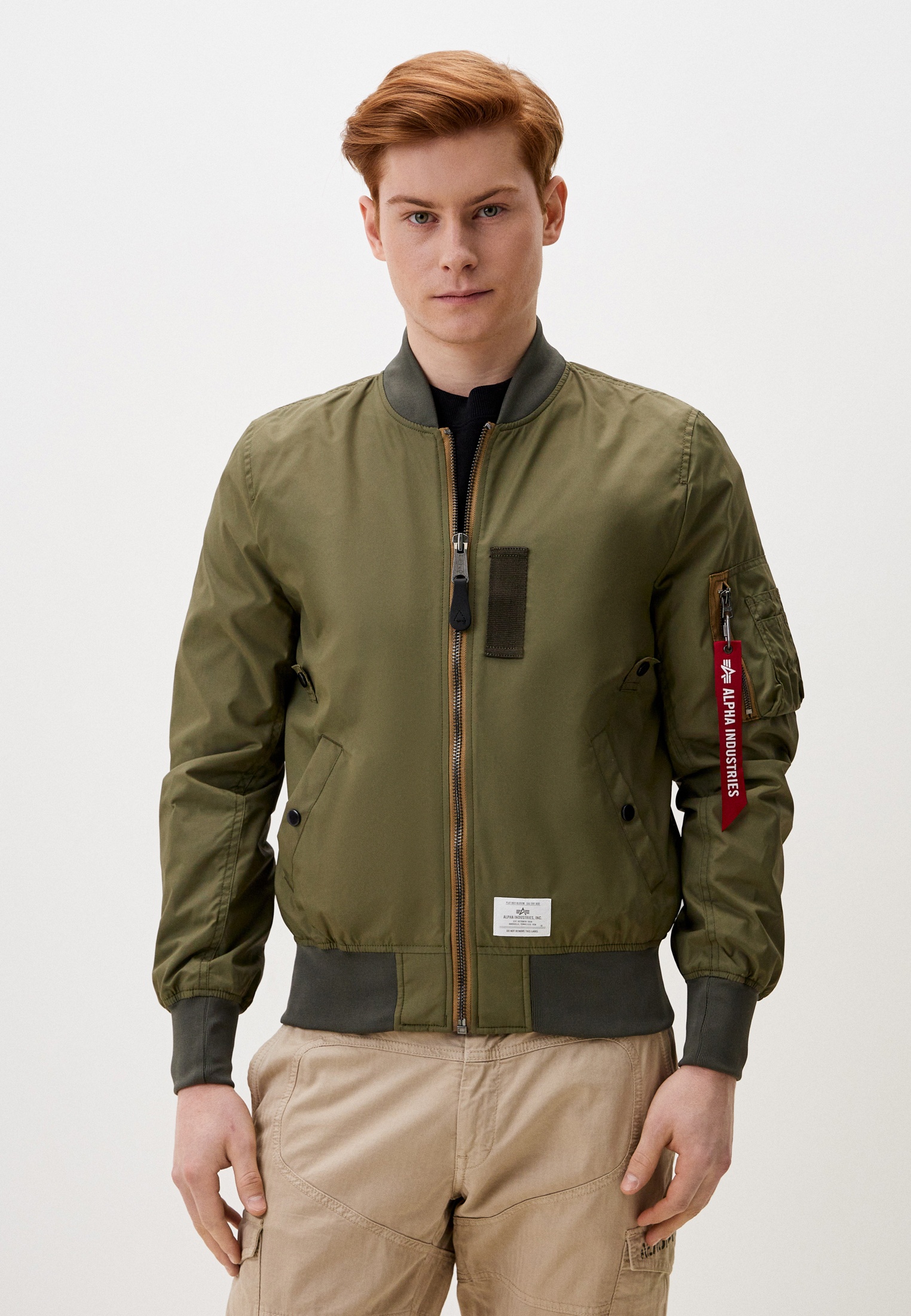 Куртка мужская Alpha Industries (Альфа Индастриз) MJL52000C1 цвет хаки ...