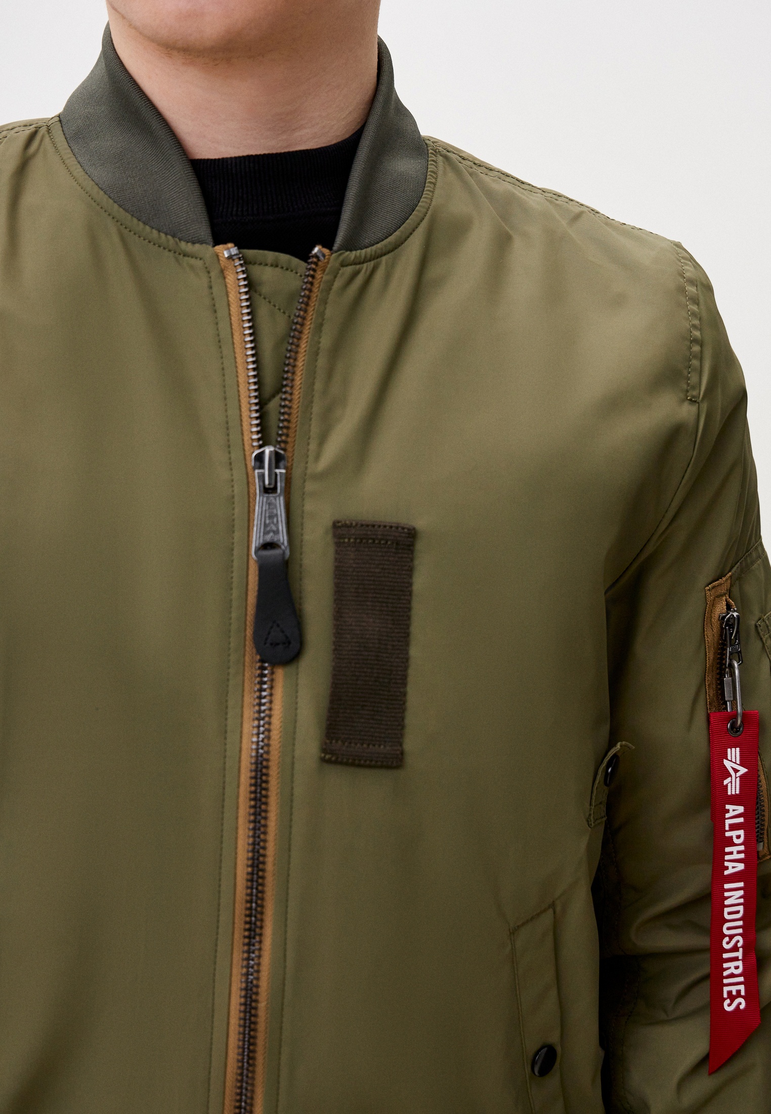 Куртка мужская Alpha Industries (Альфа Индастриз) MJL52000C1 цвет хаки ...