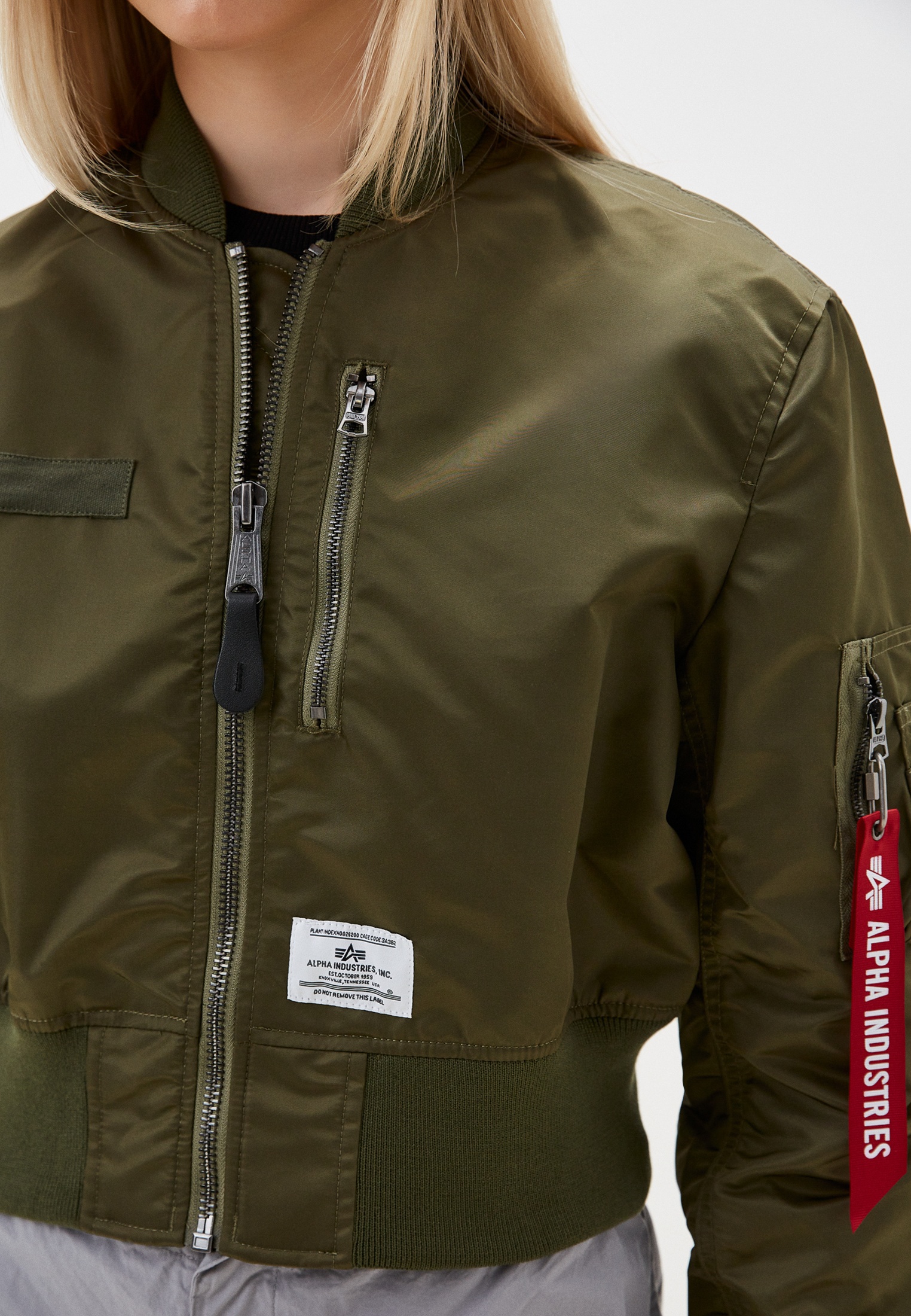 Куртка женская Alpha Industries (Альфа Индастриз) WJL53000C1 цвет хаки ...