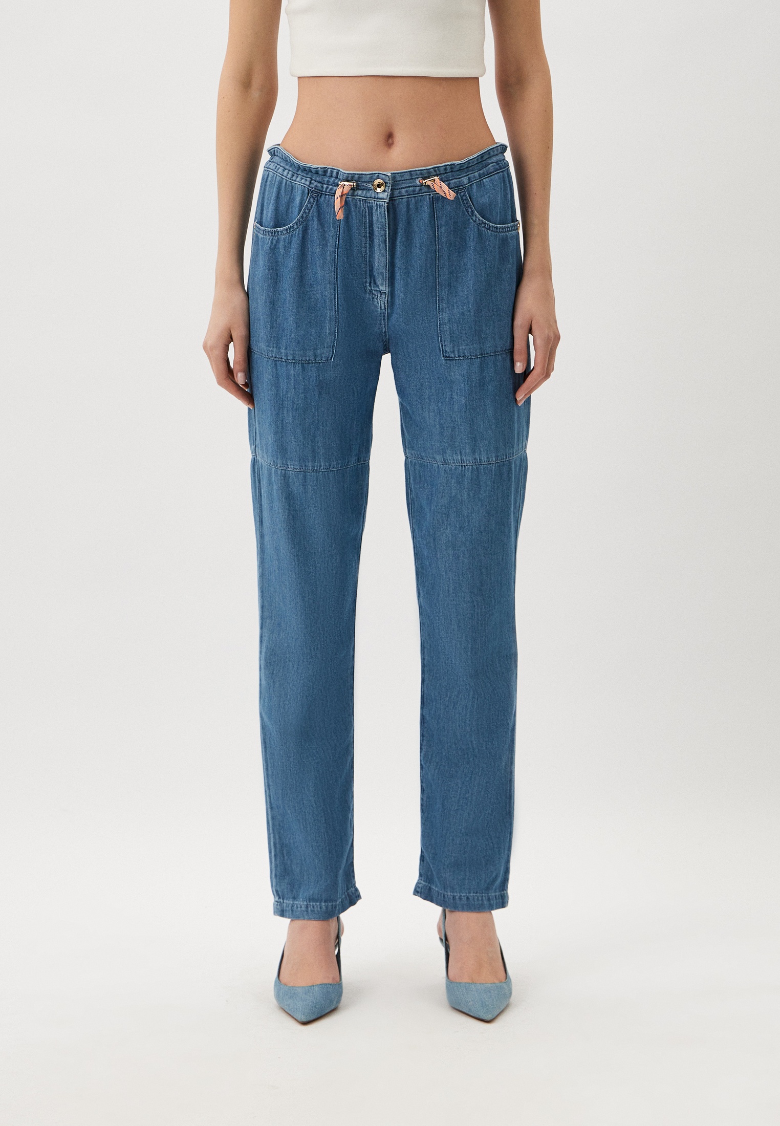 Чинос и boyfriend fit женские Armani Exchange 3DYJ16 Y14BZ купить за ...