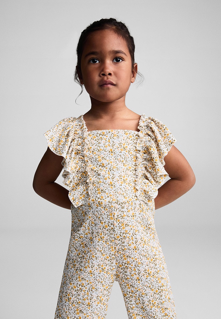 Комбинезон для девочек Mango Kids (Манго Кидс) 67016048 купить за 2299 руб.