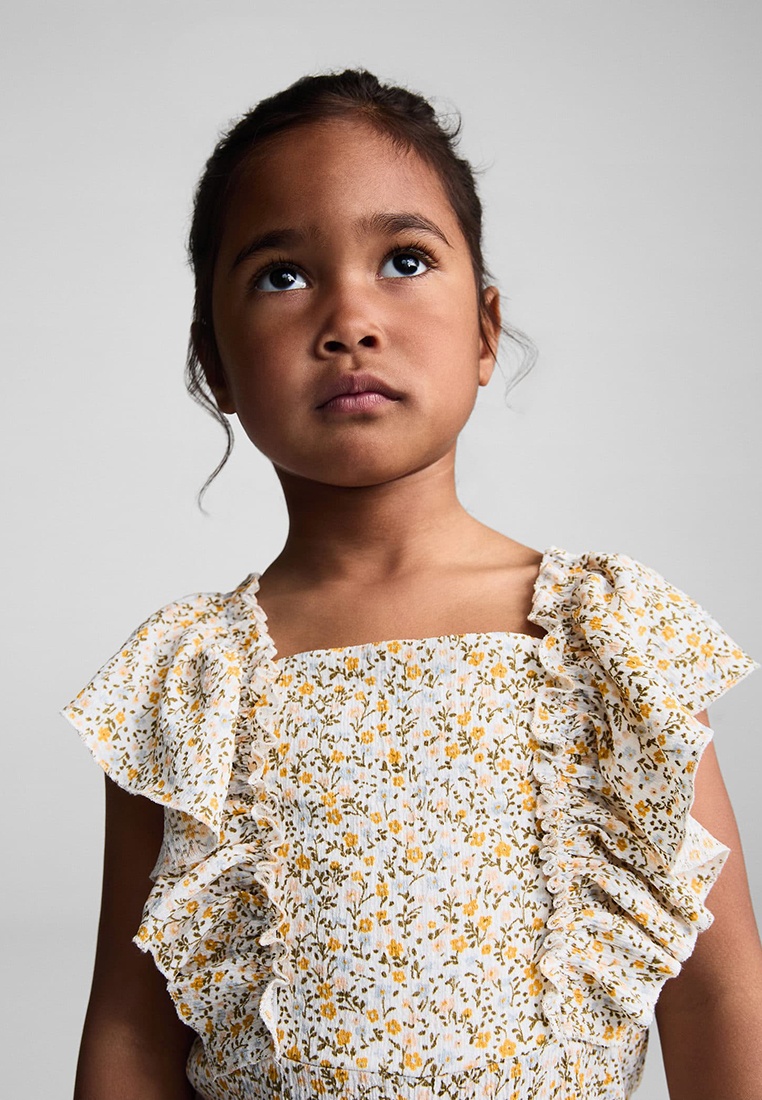 Комбинезон для девочек Mango Kids (Манго Кидс) 67016048 купить за 2299 руб.