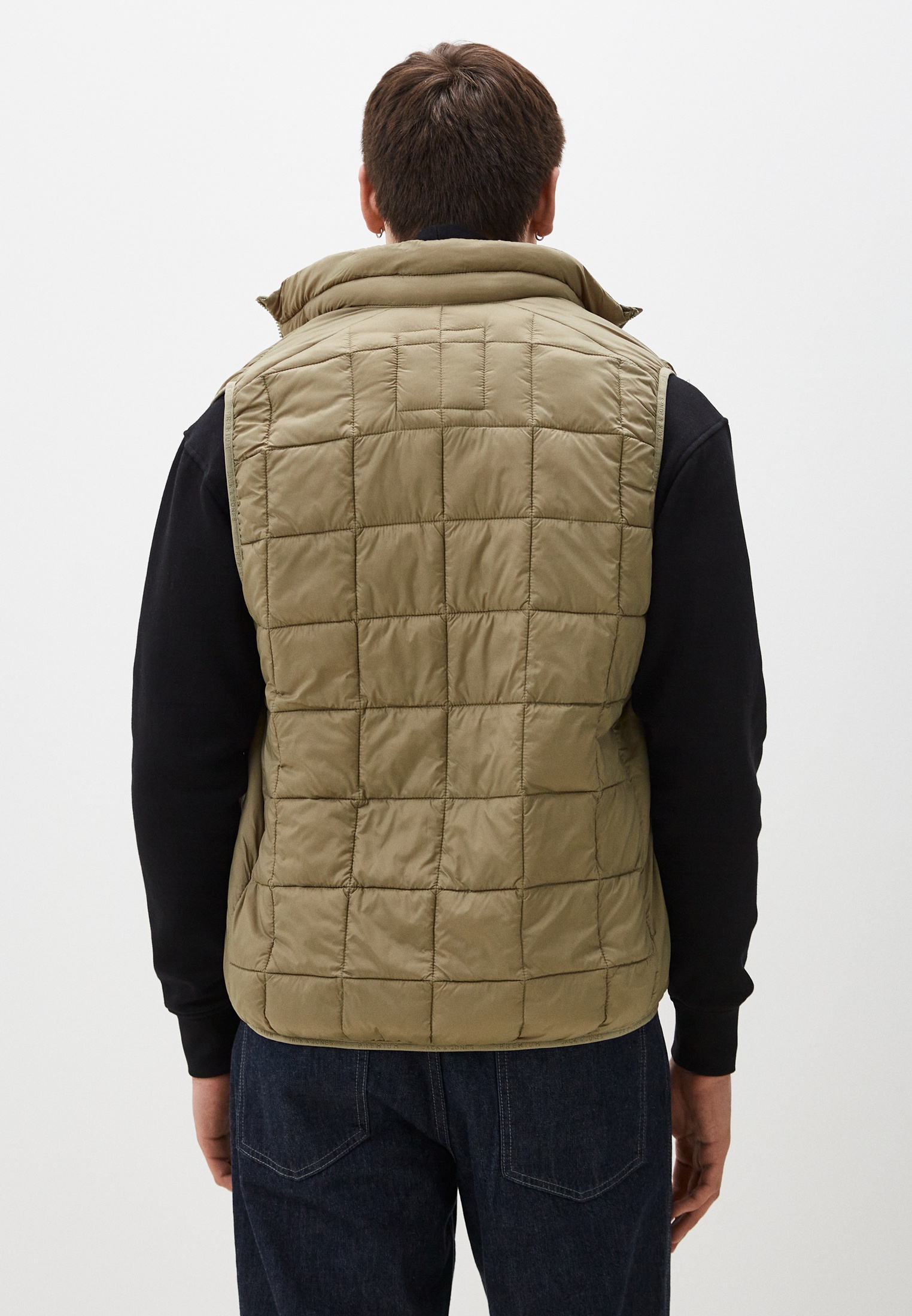 Жилет мужской Jack & Jones (Джек Энд Джонс) 12251948 цвет хаки купить ...