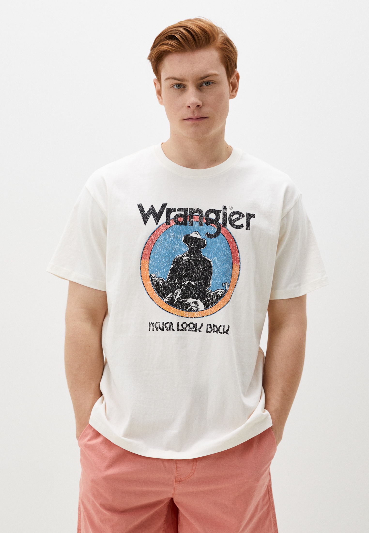 Футболка с коротким рукавом мужской Wrangler (Вранглер) 112329201 ...
