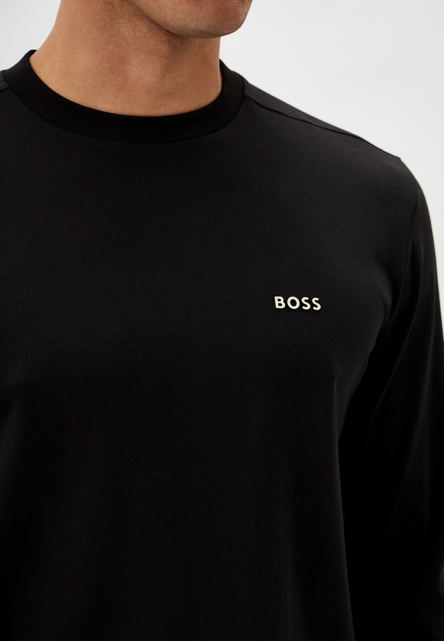 Футболка с длинным рукавом мужской Boss 50506365 купить за 8300 руб.