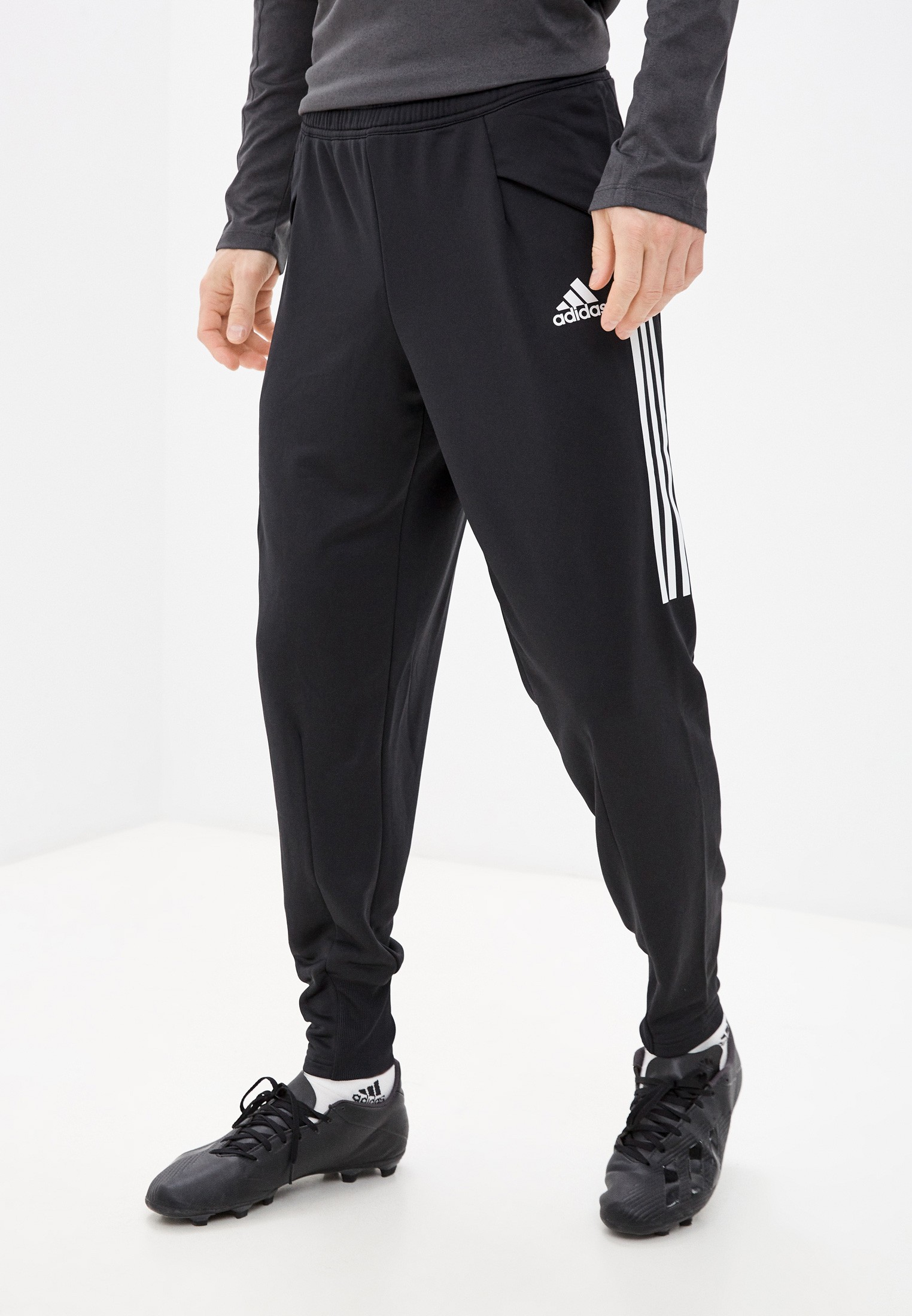 Брюки спортивные adidas CON20 TK PNT, цвет: черный, AD002EMMUUI5 ...