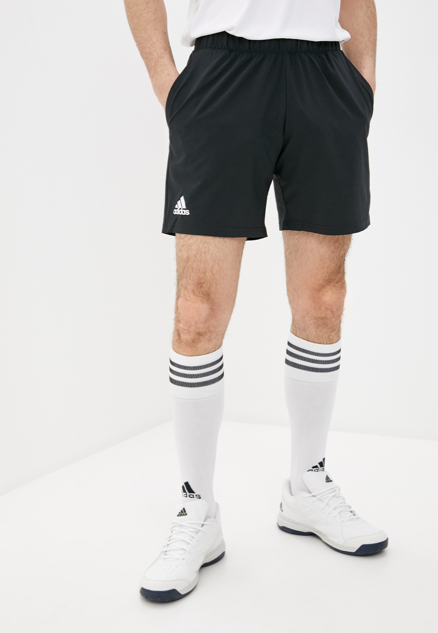 Шорты спортивные adidas CLUB SW SHORT, цвет: черный, AD002EMLUGJ7 ...