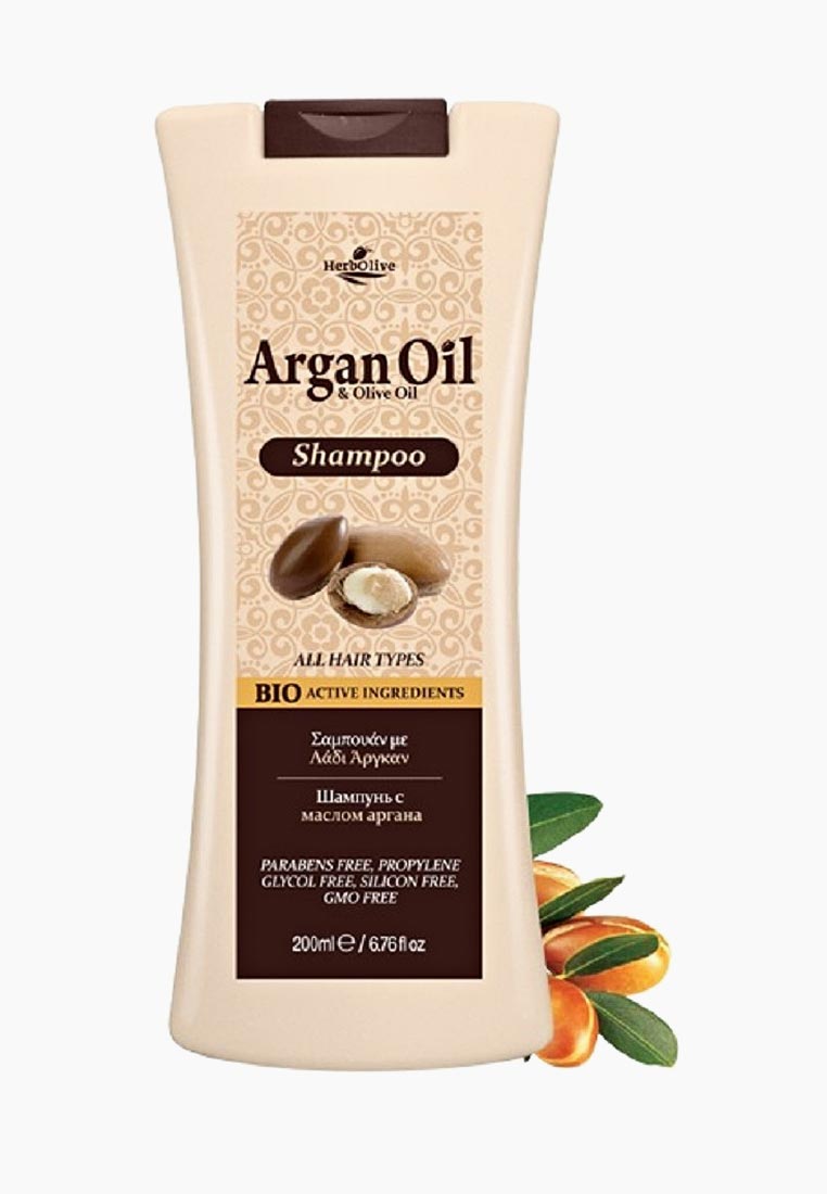 Шампунь Argan Oil с маслом арганы для всех типов волос, 200 мл, цвет ...