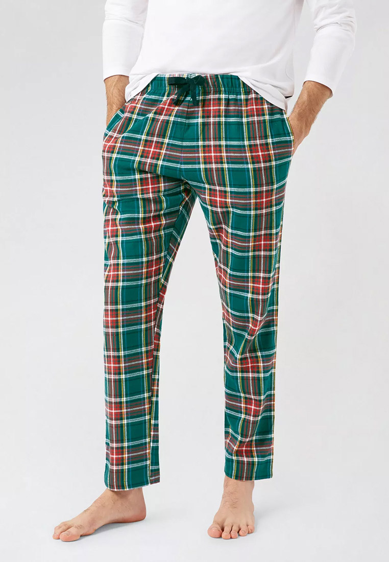 Брюки домашние Burton Menswear London, цвет: зеленый, BU014EMLPII1 ...