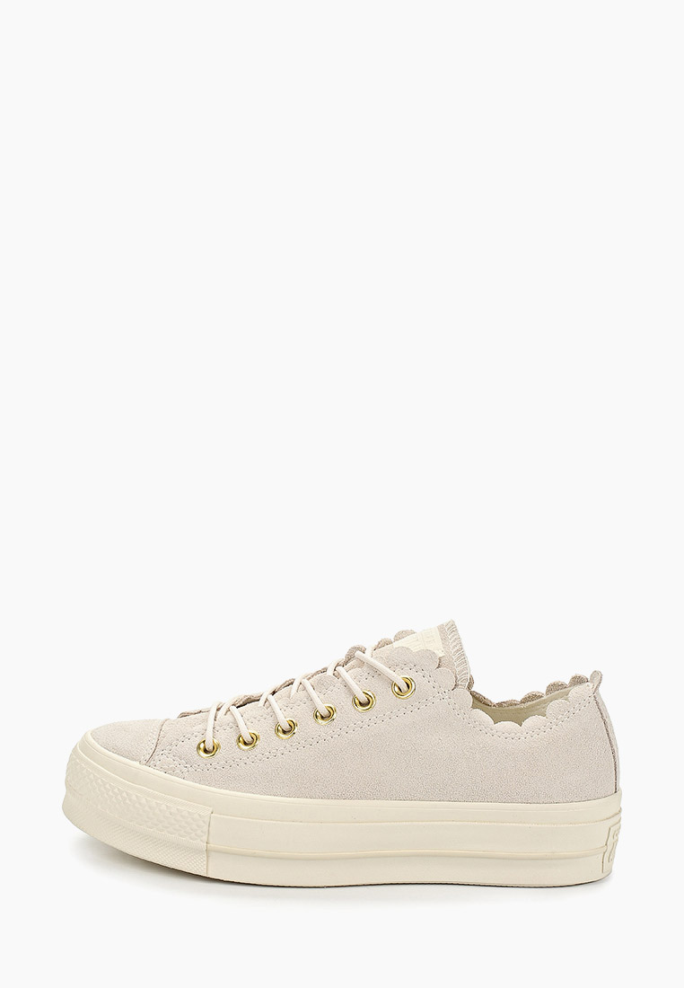 Кеды Converse Chuck Taylor All Star Lift Scallop, цвет: серый ...