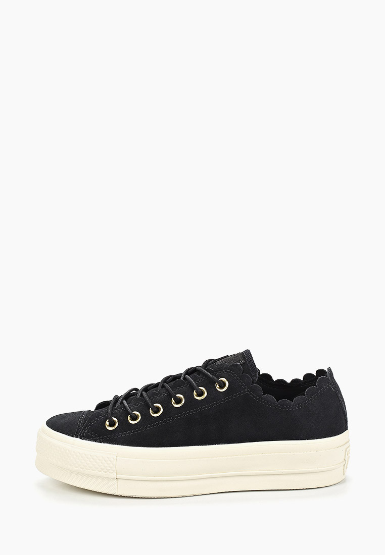 Кеды Converse Chuck Taylor All Star Lift Scallop, цвет: черный ...