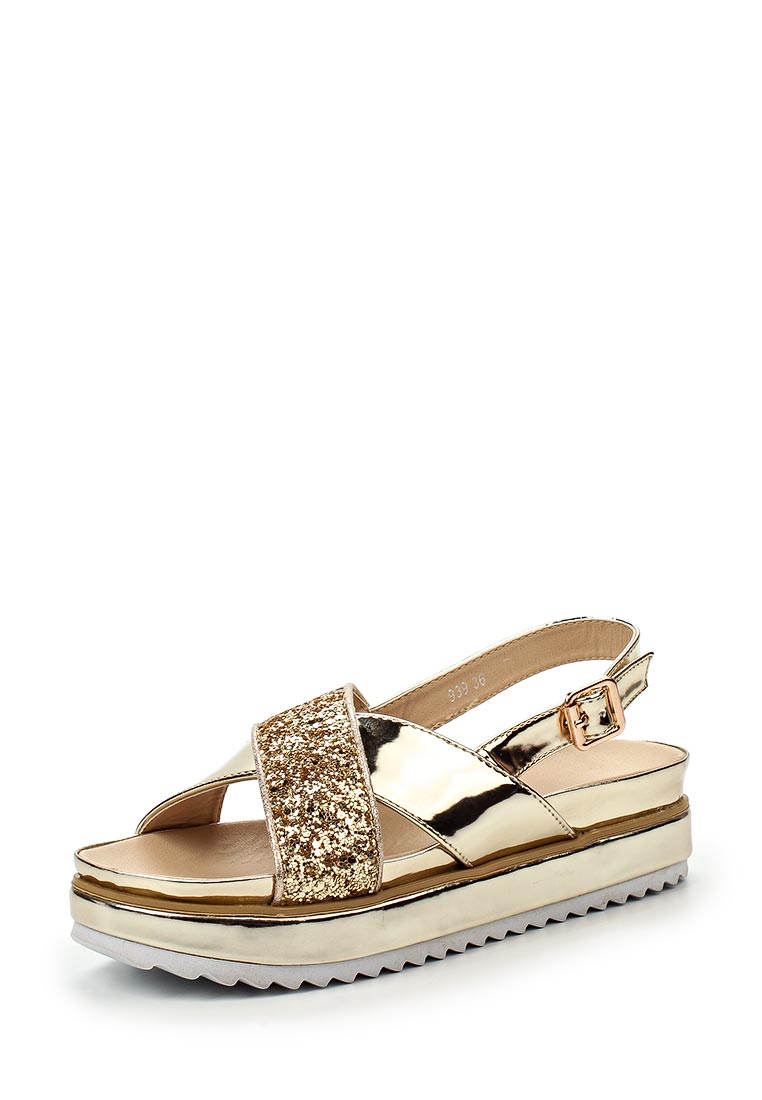Сандалии Coco Perla, цвет: золотой, CO039AWIIB18 — купить в интернет ...