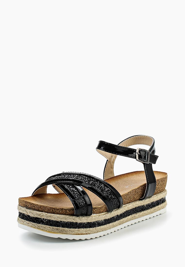 Босоножки Coco Perla, цвет: черный, CO039AWTOT56 — купить в интернет ...