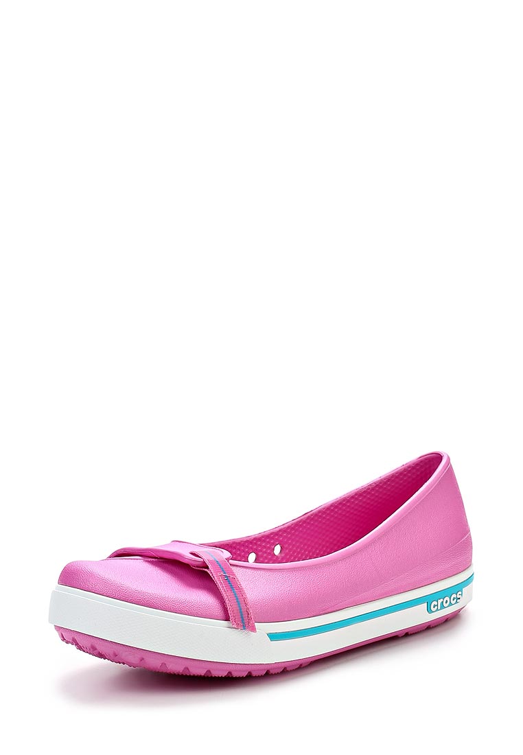 Балетки Crocs, цвет: розовый, CR014AWAUU68 — купить в интернет-магазине ...