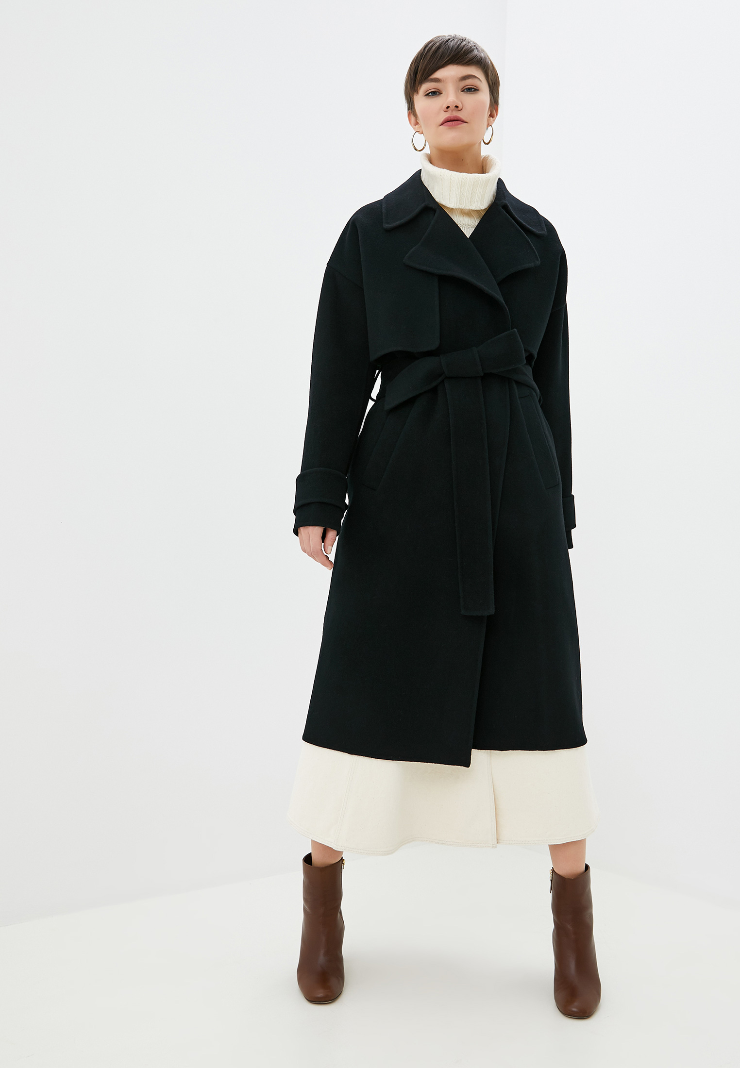 Пальто Diane von Furstenberg Dvf Fann, цвет: черный, DI001EWGHWZ5 ...