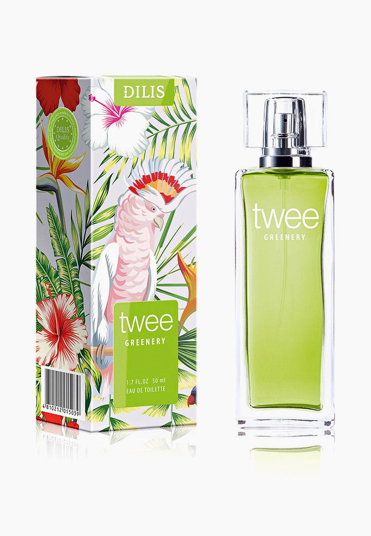 Туалетная вода Dilis Parfum "Twee greenery", 50мл, цвет: прозрачный ...