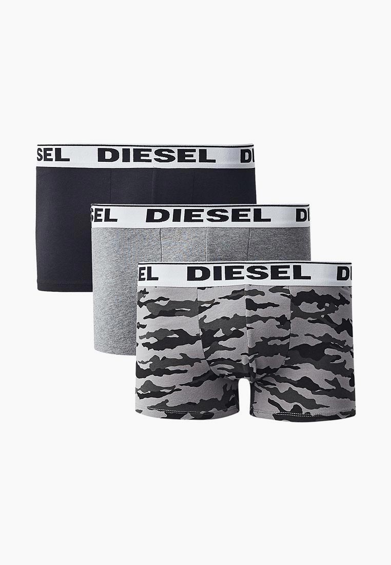 Трусы 3 шт. Diesel, цвет: серый, DI303EMDPMK8 — купить в интернет ...